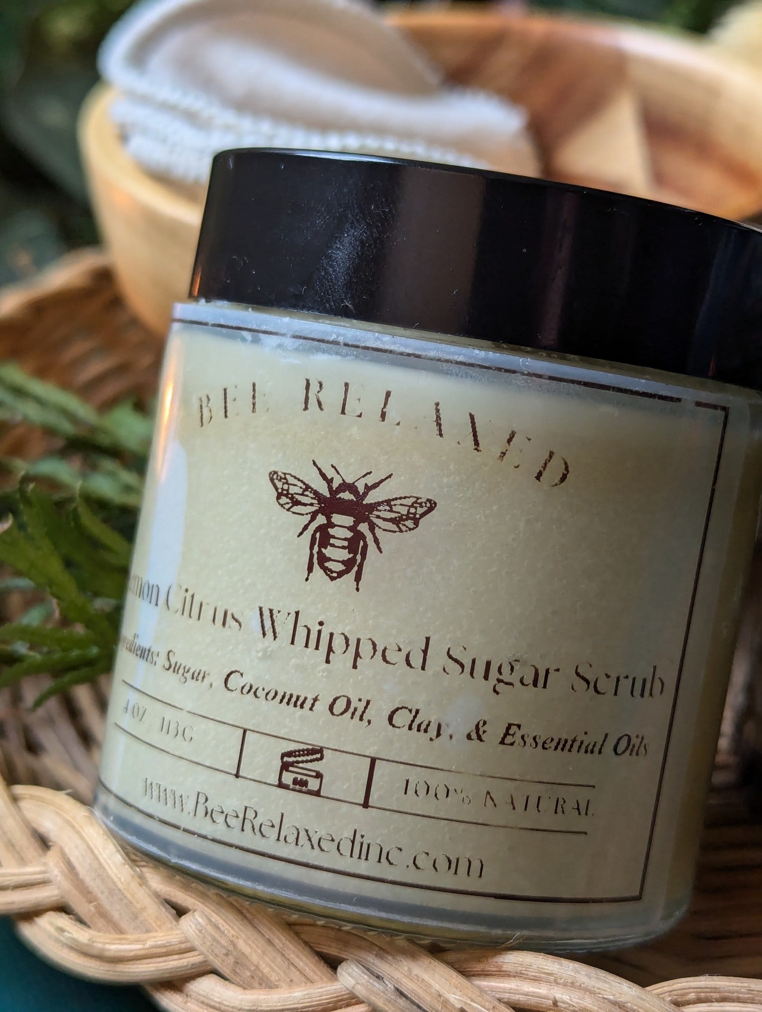 Whipped Sugar Scrub – Bee Relaxed